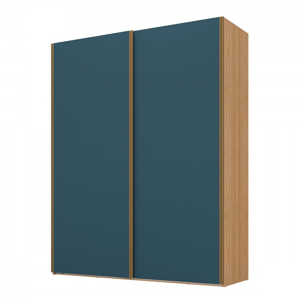 Guarda-roupa Solteiro Veneto 2 Portas 3 Gavetas 100% Mdf Olmo Italiano ...