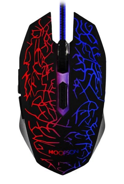 Mouse Gamer 2400Dpi 6 Botões Raio Hoopson | MadeiraMadeira