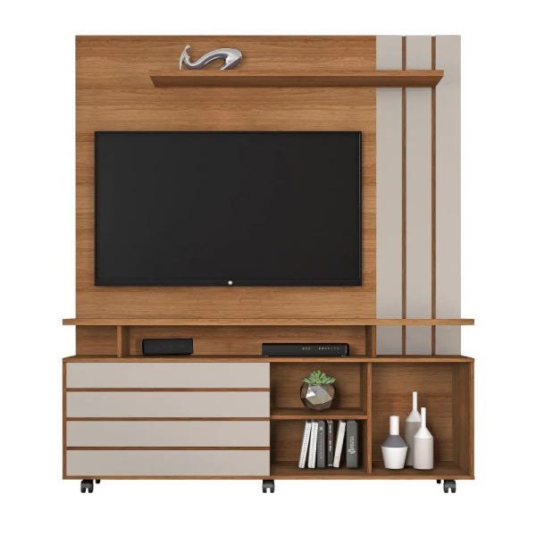 Home Serrano TV até 60 Polegadas Jcm Movelaria - Noronha/Grafite ...