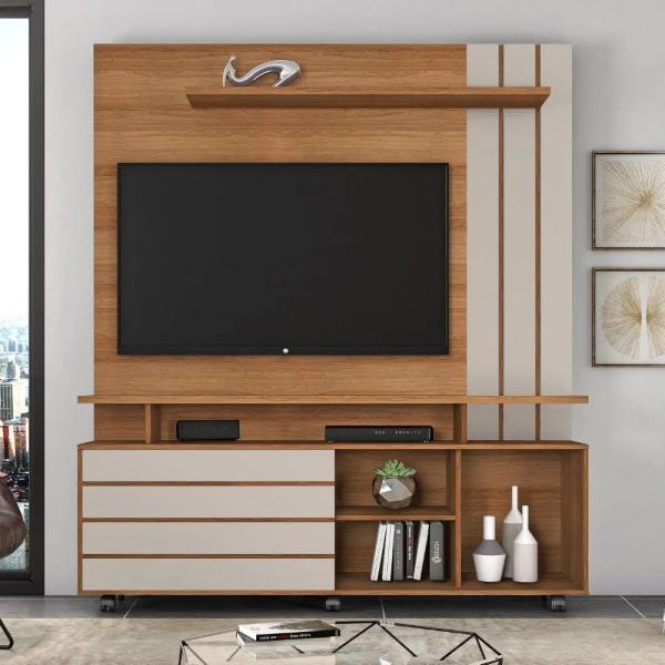 Home Serrano TV até 60 Polegadas Jcm Movelaria - Noronha/Grafite ...