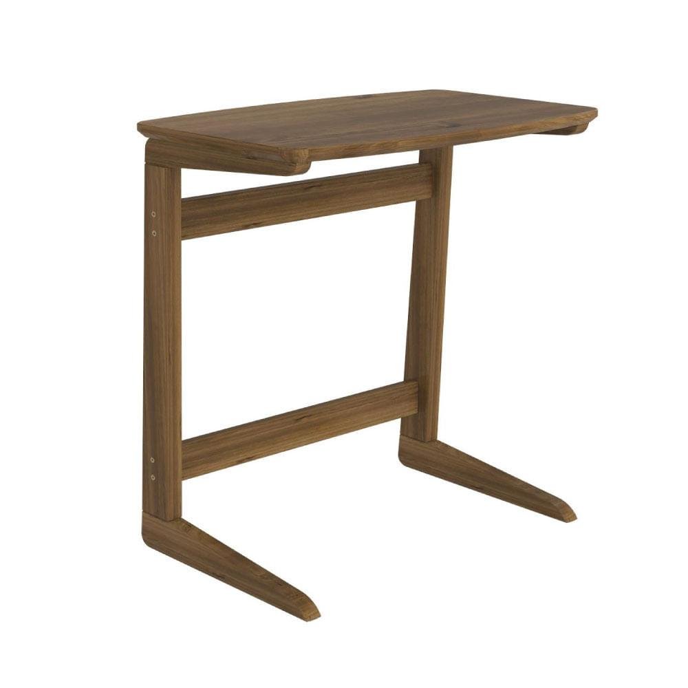Mesa Lateral Maior em Madeira Maciça - Garapa | MadeiraMadeira