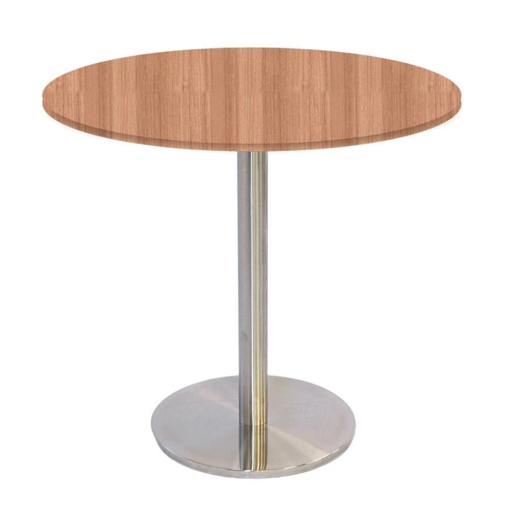 Mesa Bistrô Beta 112,50 Cm (alt) Disco Redondo Tampo Mdp Redondo 60 Cm ...