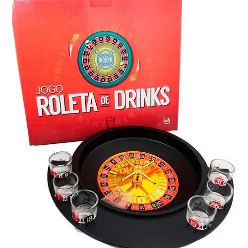 Jogo Roleta de Drinks - Marca Ludi | MadeiraMadeira