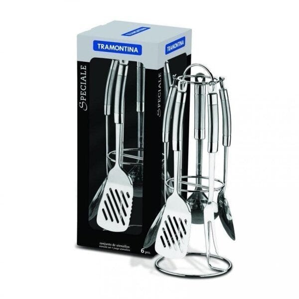 Jogo de Utensílios Inox 6 Peças Speciale Tramontina 25799003 ...