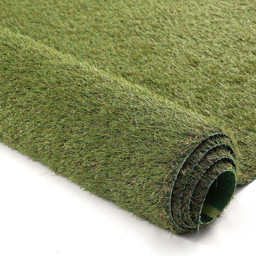 Grama Sintética Importada 30mm Paisagismo Base Verde Rolo 2m X 25m ...