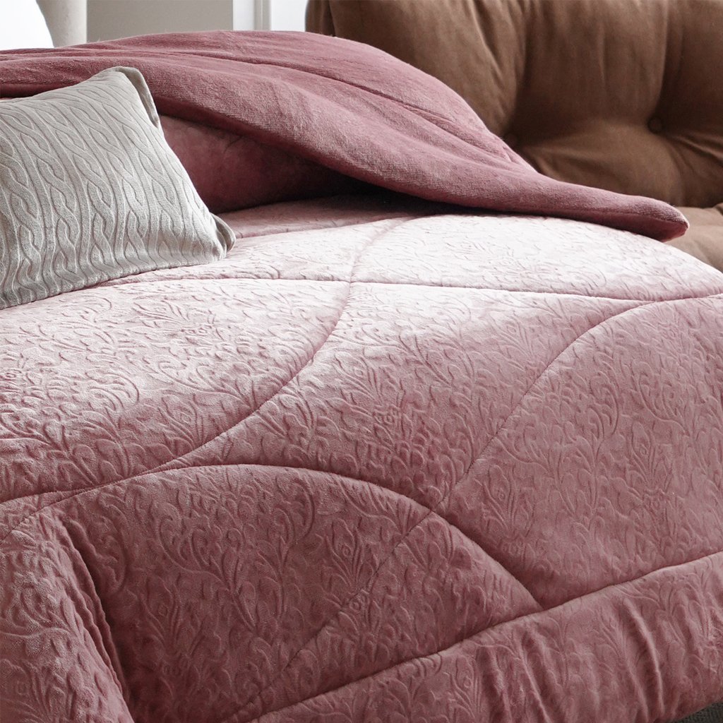 Edredom Queen Plush Sense Dupla Face Toque Flannel Tessi | MadeiraMadeira