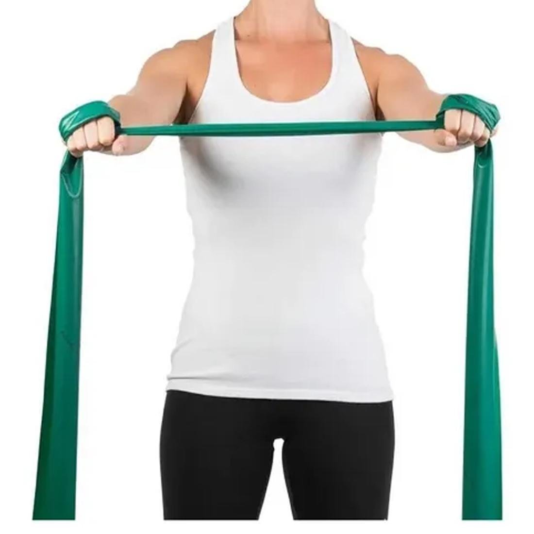 Faixa Elástica 150x15cm Carci Band Nível Leve - Verde | MadeiraMadeira