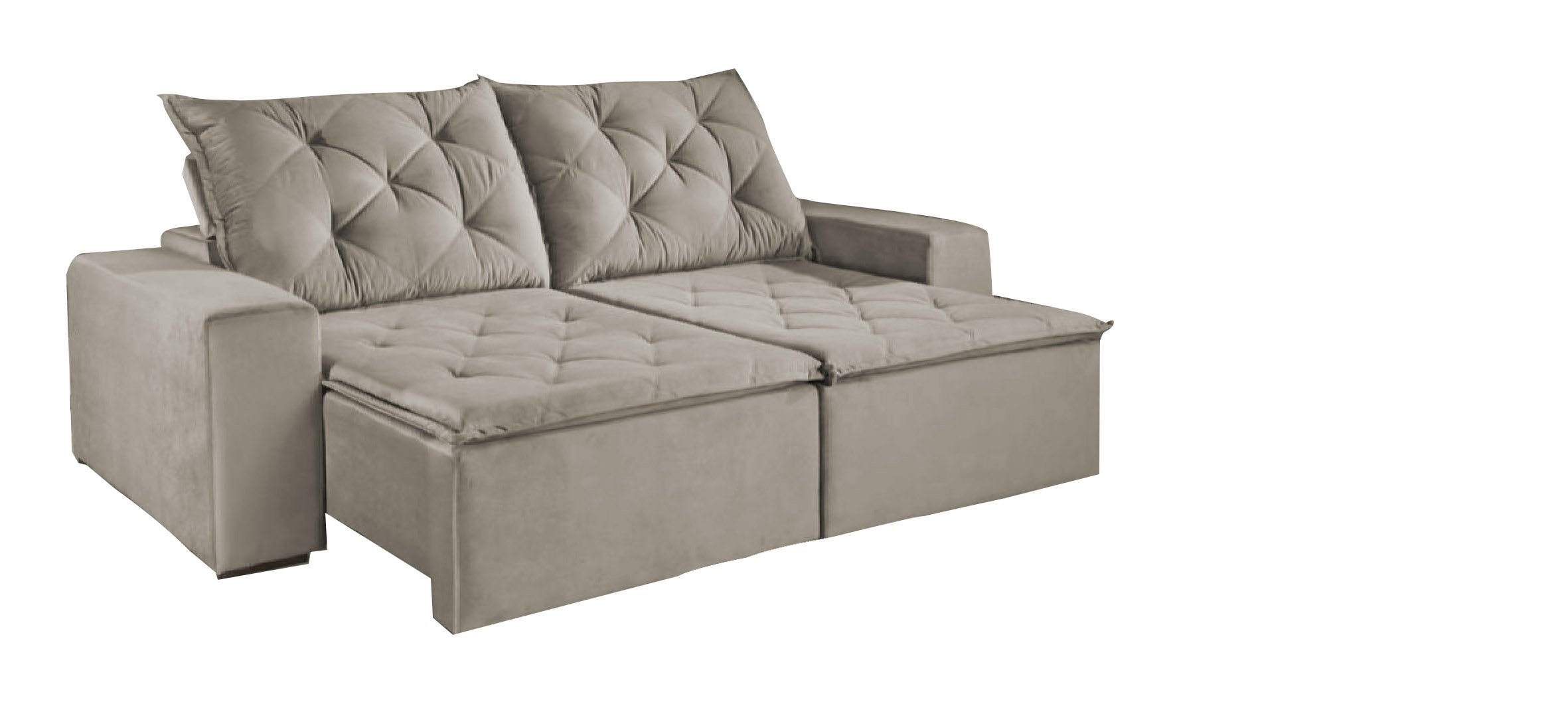 Sofá Retrátil Modulado Jadi 2,30 Chris Decor 021New | MadeiraMadeira
