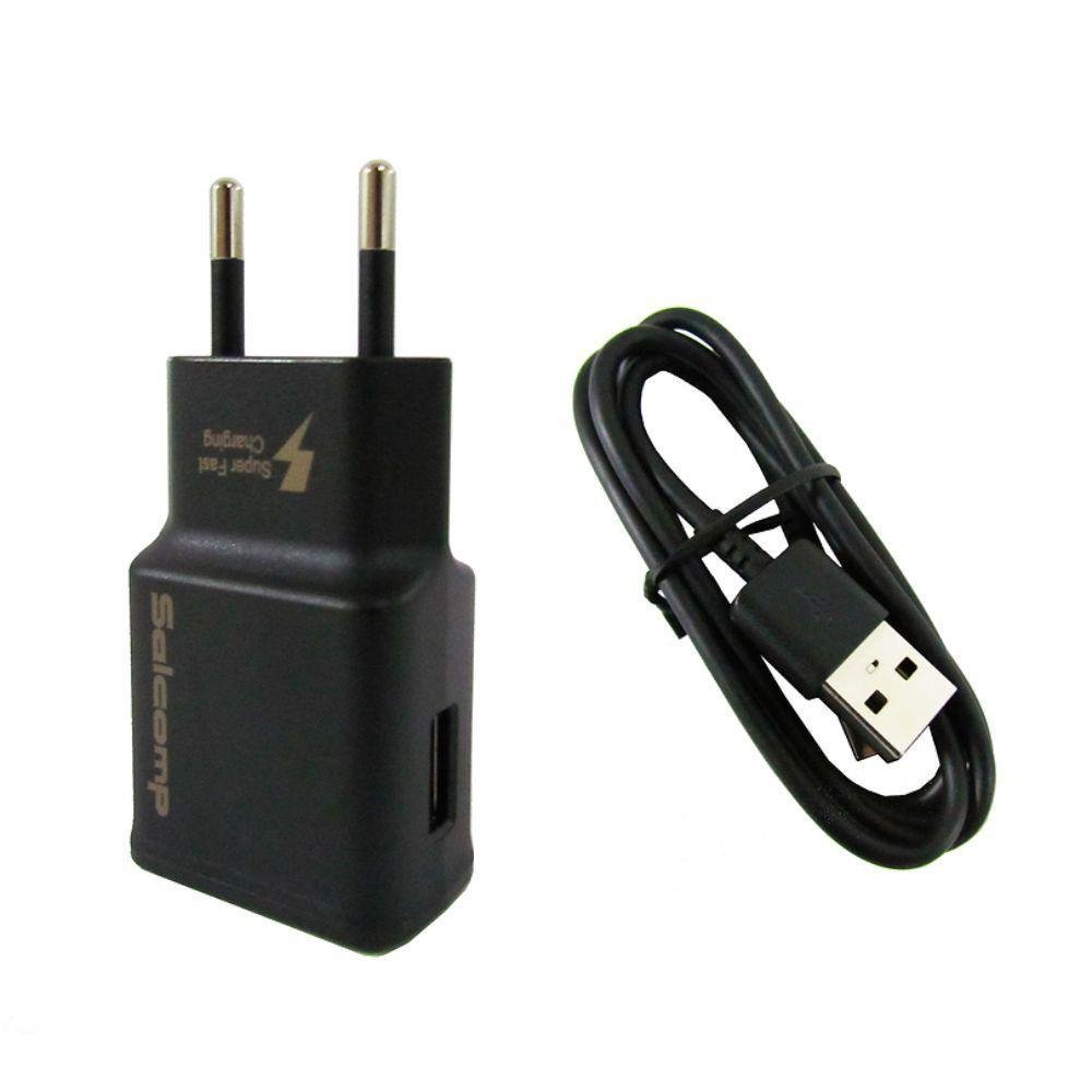 Kit Carregador Salcomp Carga Super Rapida 15w Usb-c - Preto ...