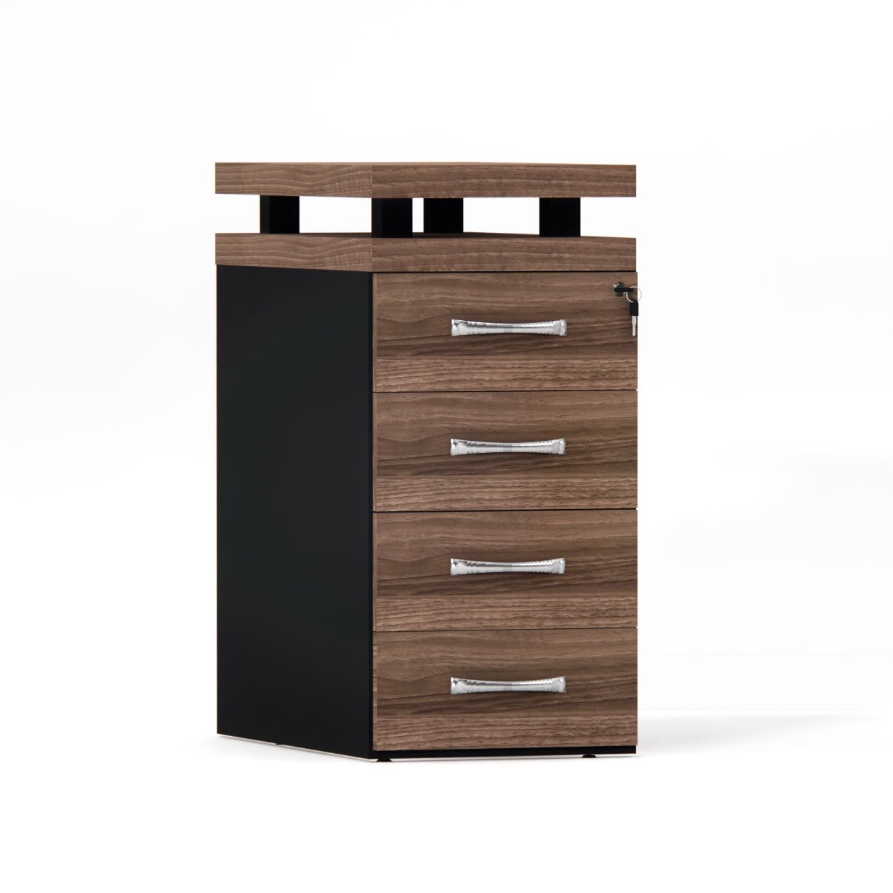 GAVETEIRO ALTO COM 4 GAVETAS PE 40 PANDIN | MadeiraMadeira