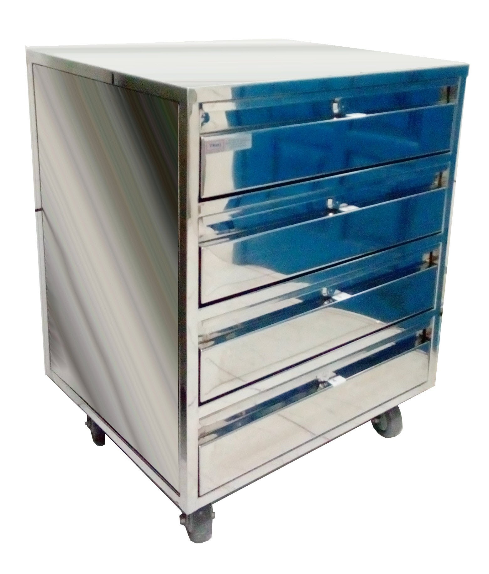 Gaveteiro Industrial em aço inox Therj MGAI | MadeiraMadeira