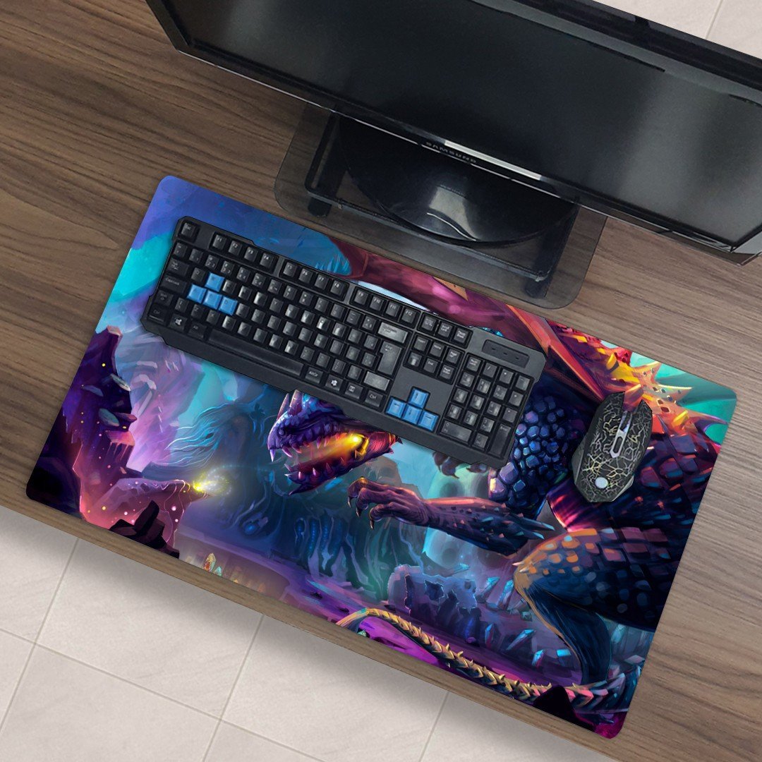 Mouse Pad Gamer Dragão | MadeiraMadeira