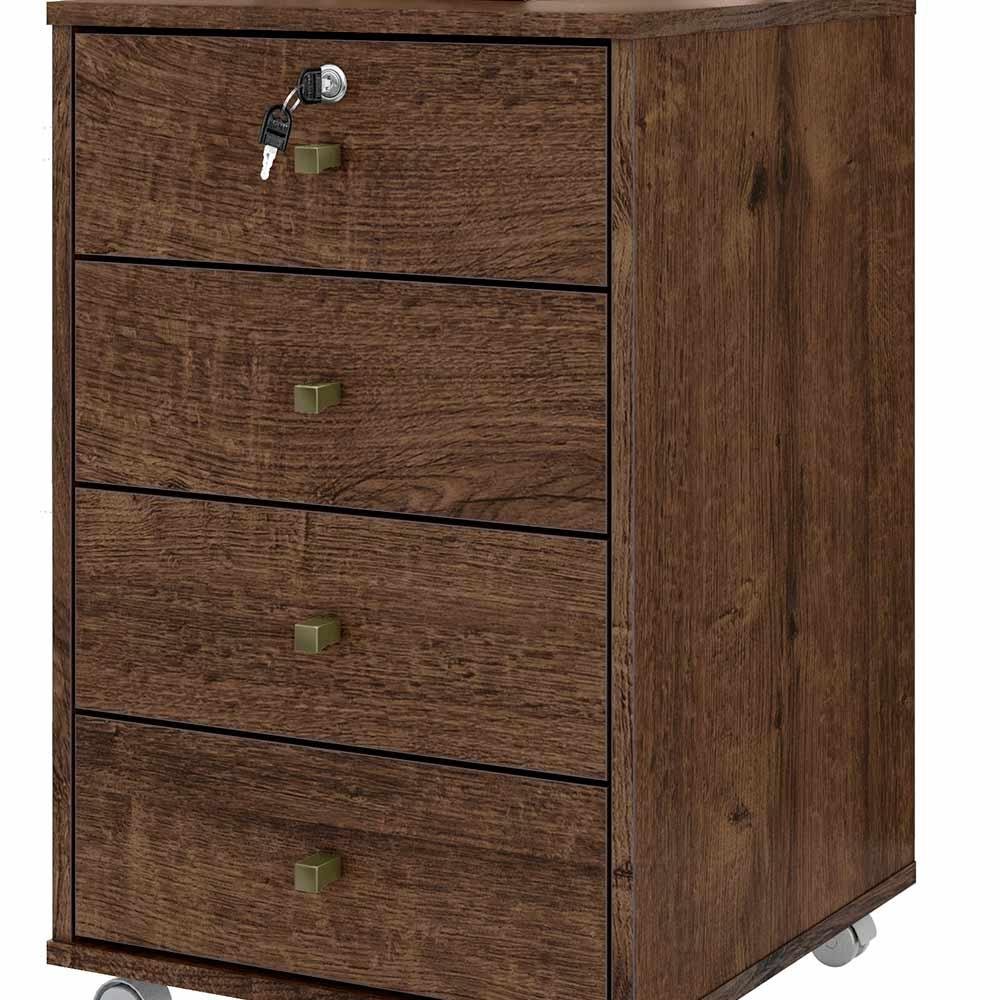 Gaveteiro Organizador 4 Gavetas Jacarandá Intelectual Plus Zanzini ...