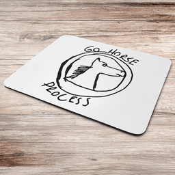 Mouse Pad Dev - Go Horse Process - Borracha | MadeiraMadeira