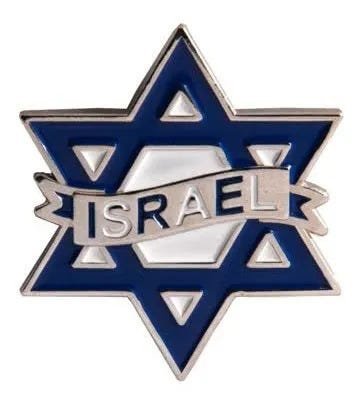 Imã Metal Israel - Imã De Geladeira Israel Estrela De David ...