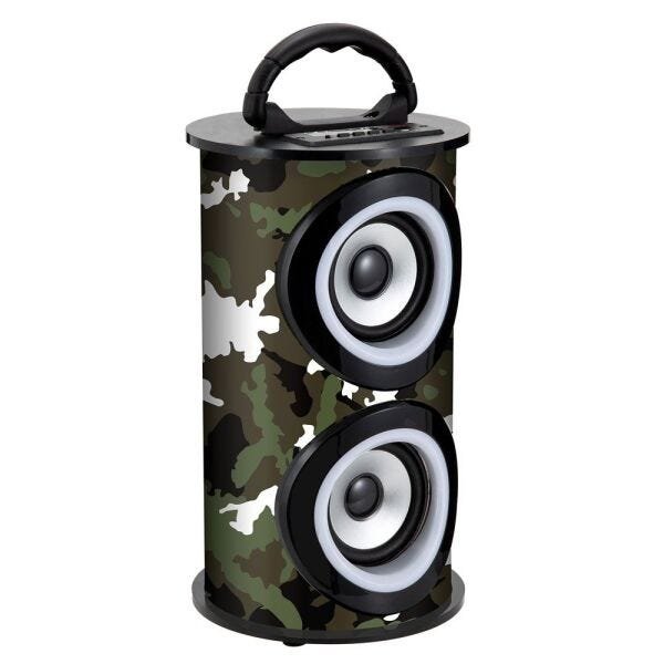 Caixa de Som 25W Trc 218D Bluetooth Portátil Entrada USB Rádio Fm ...