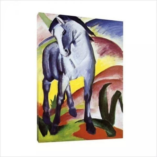 Quadro Reprodução August Cavallo Blu 95x63 Moldura Interna | MadeiraMadeira