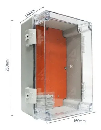 Caixa Plástica Multiuso 250x160x120mm Ip66 Completa Rohdina | MadeiraMadeira