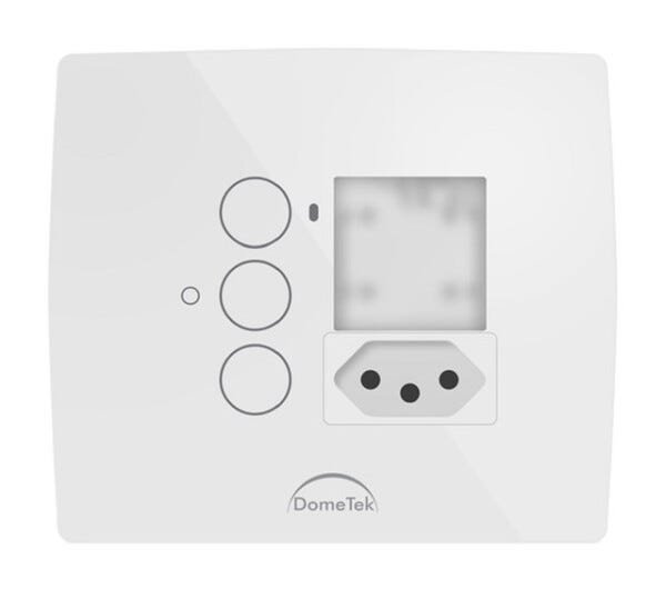 Interruptor Touch 3 Botões + Luz Emergência Led + Tom. 10/20a Diamond Branco 4x4 Dometek ...