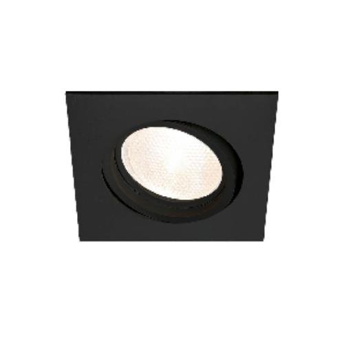 Embutido Quadrado Face Plana 1XAR111 IL0157GZ Preto - Interlight ...