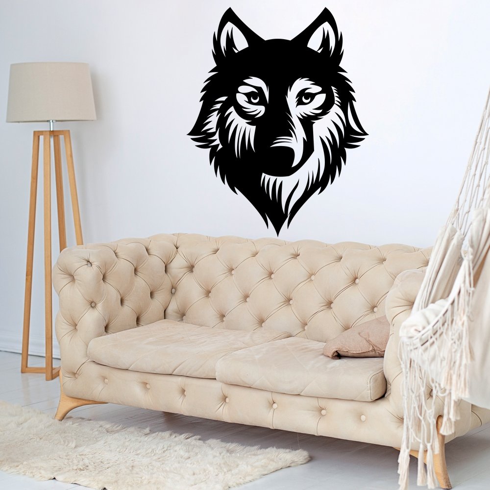 Adesivo de Parede Lobo - 56 x 70 cm | MadeiraMadeira