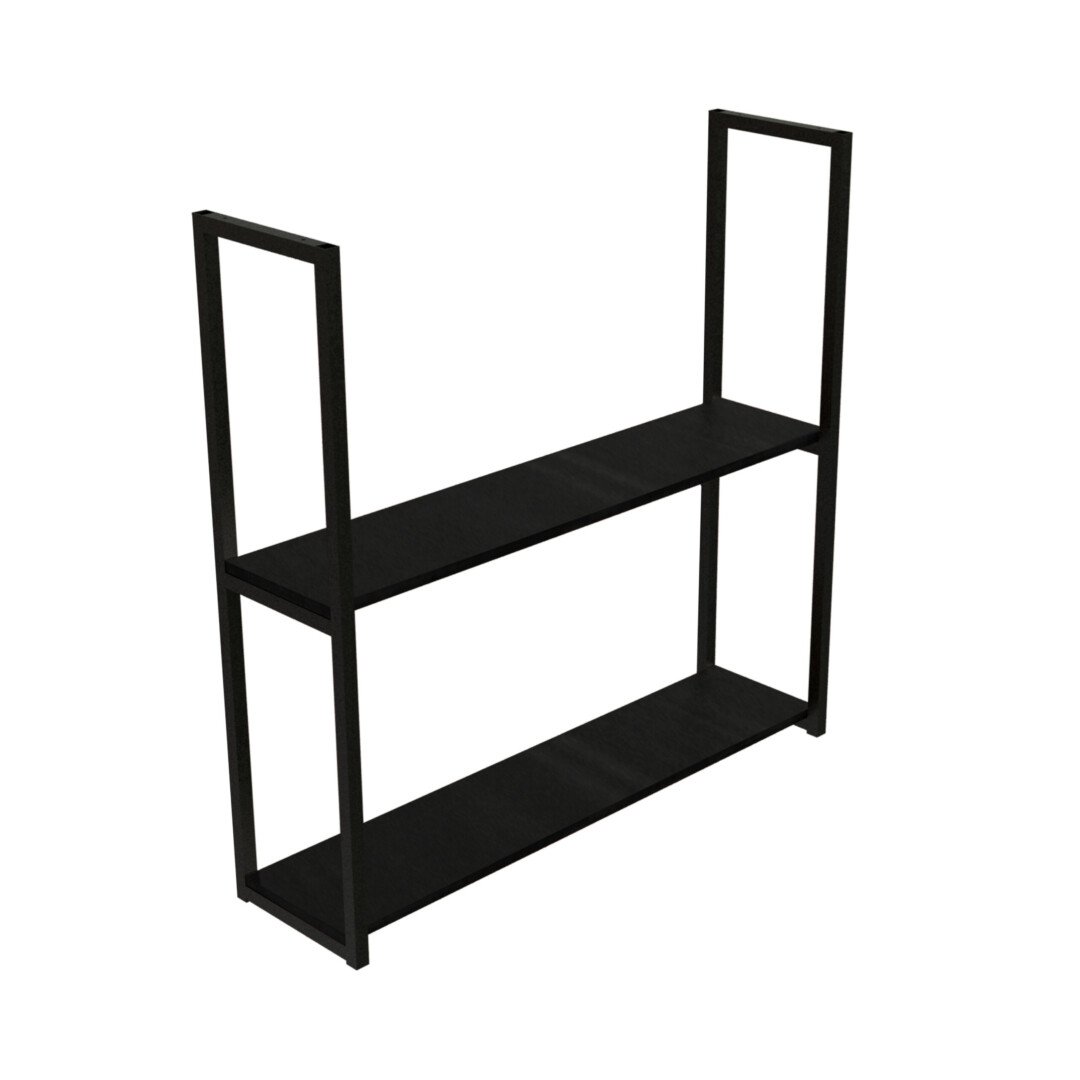 PRATELEIRA INDUSTRIAL PRETO 02 PRATELEIRA 90X20 - BRASFORMA ...