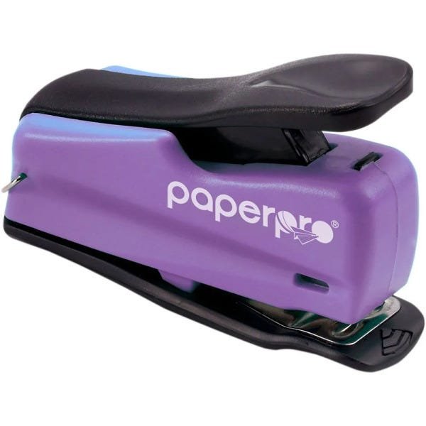 Grampeador Paperpro Nano 1804 Roxo até 12 Folhas 26/6 | MadeiraMadeira