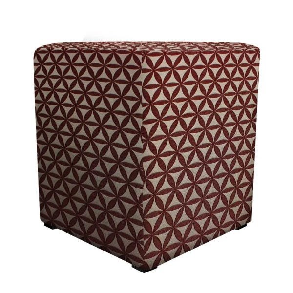 Puff Dado Quadrado Linho A35 | MadeiraMadeira