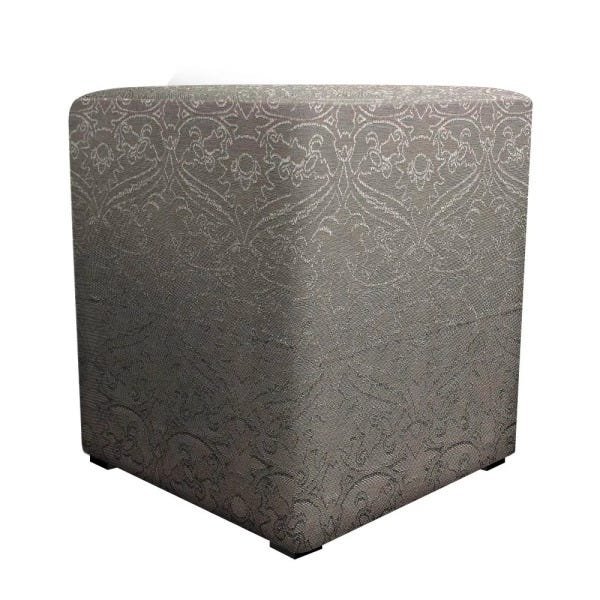 Puff Dado Quadrado Linho A44 | MadeiraMadeira