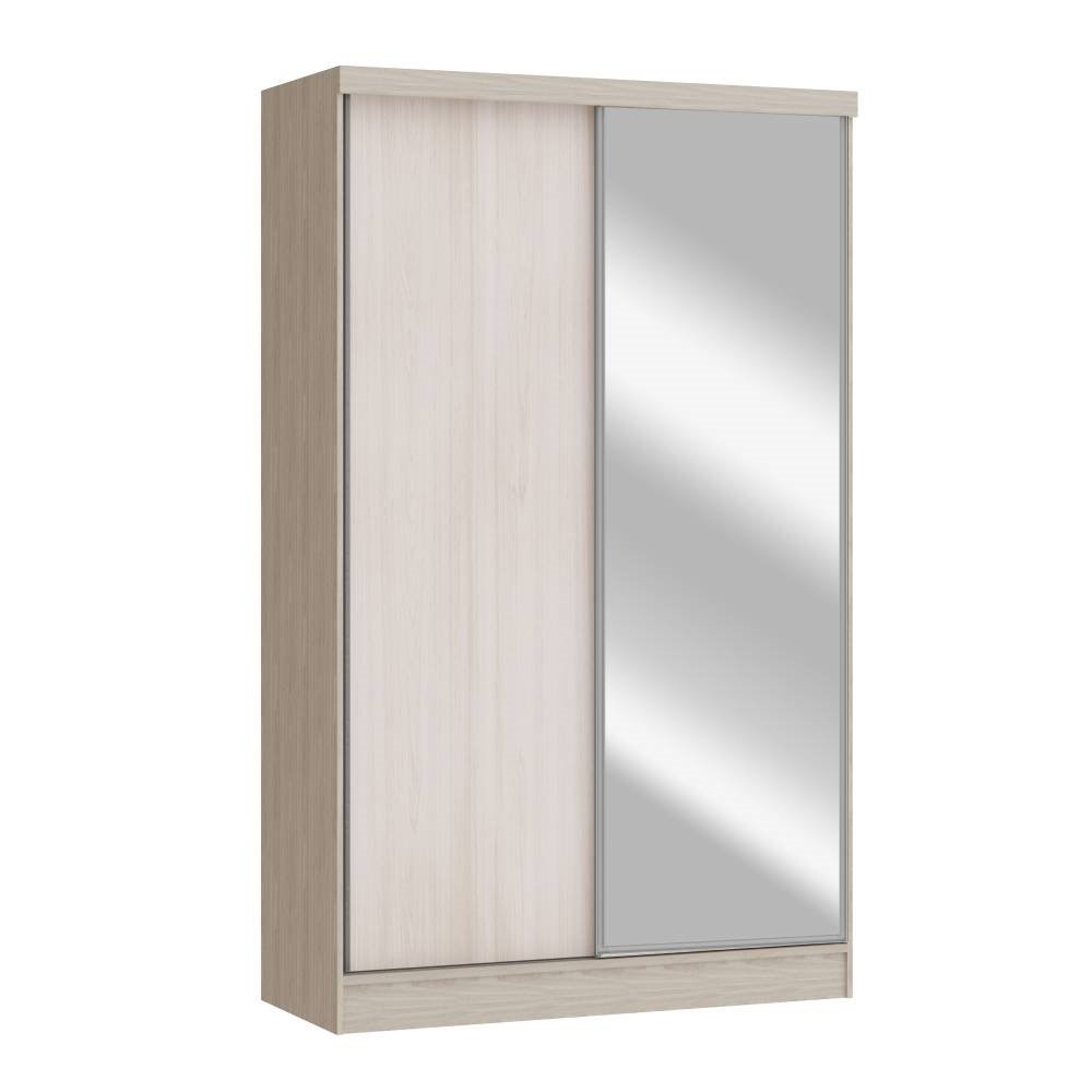 Guarda-Roupa 2 Portas Castro Requinte 6223M Nudi/Teka com Espelho SE ...