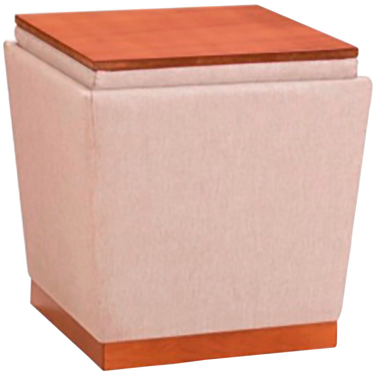 Puff Baú Retrô Decorativo com Base Madeira Pufe Sala de Casa Armazém ...