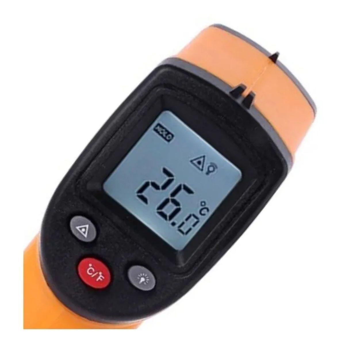 Termometro Laser Digital Industrial Temperatura -50 A 380C | MadeiraMadeira