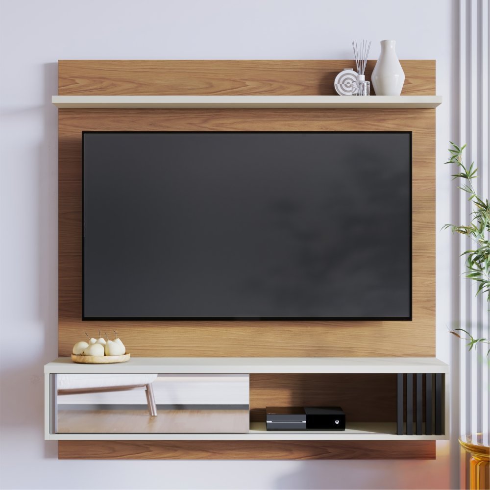 Conjunto para Sala de Estar Osaka Off-White Freijo | MadeiraMadeira