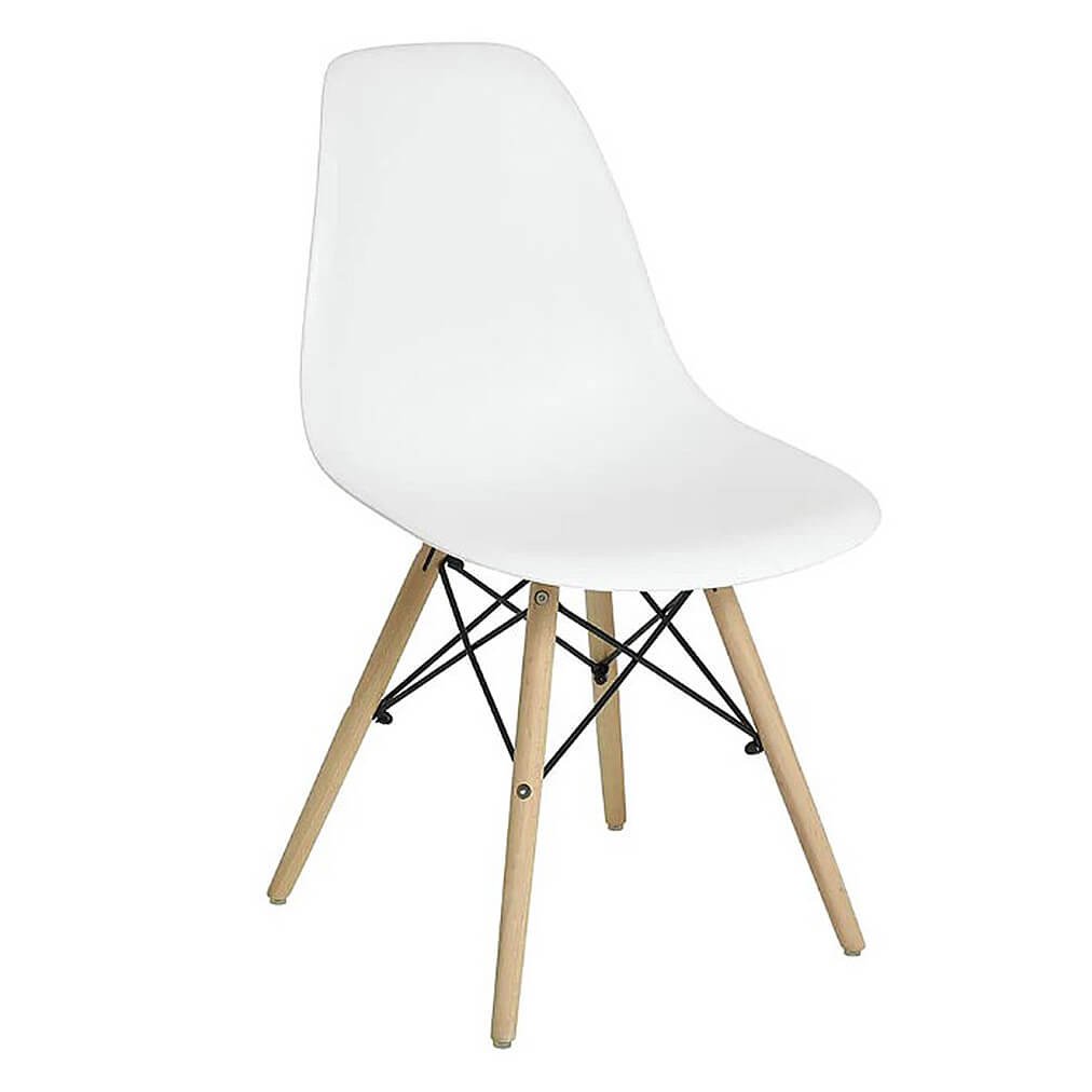 Cadeira Charles 1102 OR Design Cor Branco | MadeiraMadeira