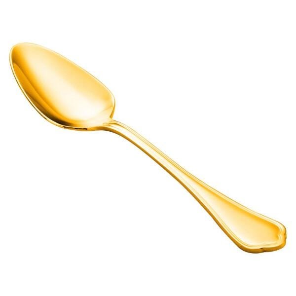 Jogo de 12 Peças Colheres Wolff de Inox para Mesa Pvd Dourado Zurich ...