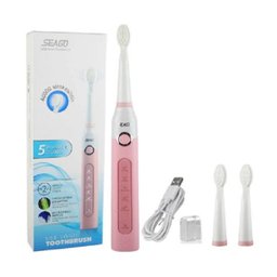 Escova Dental Elétrica Seago SG 507 - Rosa | MadeiraMadeira