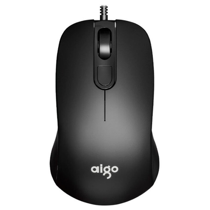 Mouse Aigo BM21 2400DPI com Fio - Preto | MadeiraMadeira