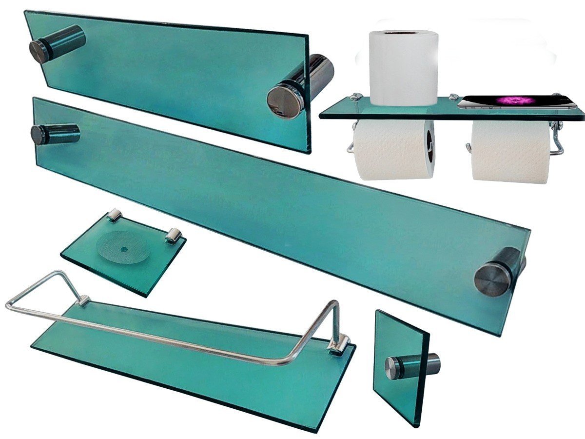 Kit Para Banheiro Premium Max Verde | MadeiraMadeira