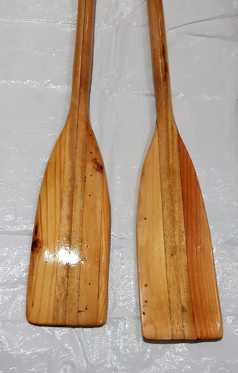 REMO DE MADEIRA MACIÇA LINDO ENVERNIZADO ( PAR) TIPO VOGA - 2.00M ( PAR ...