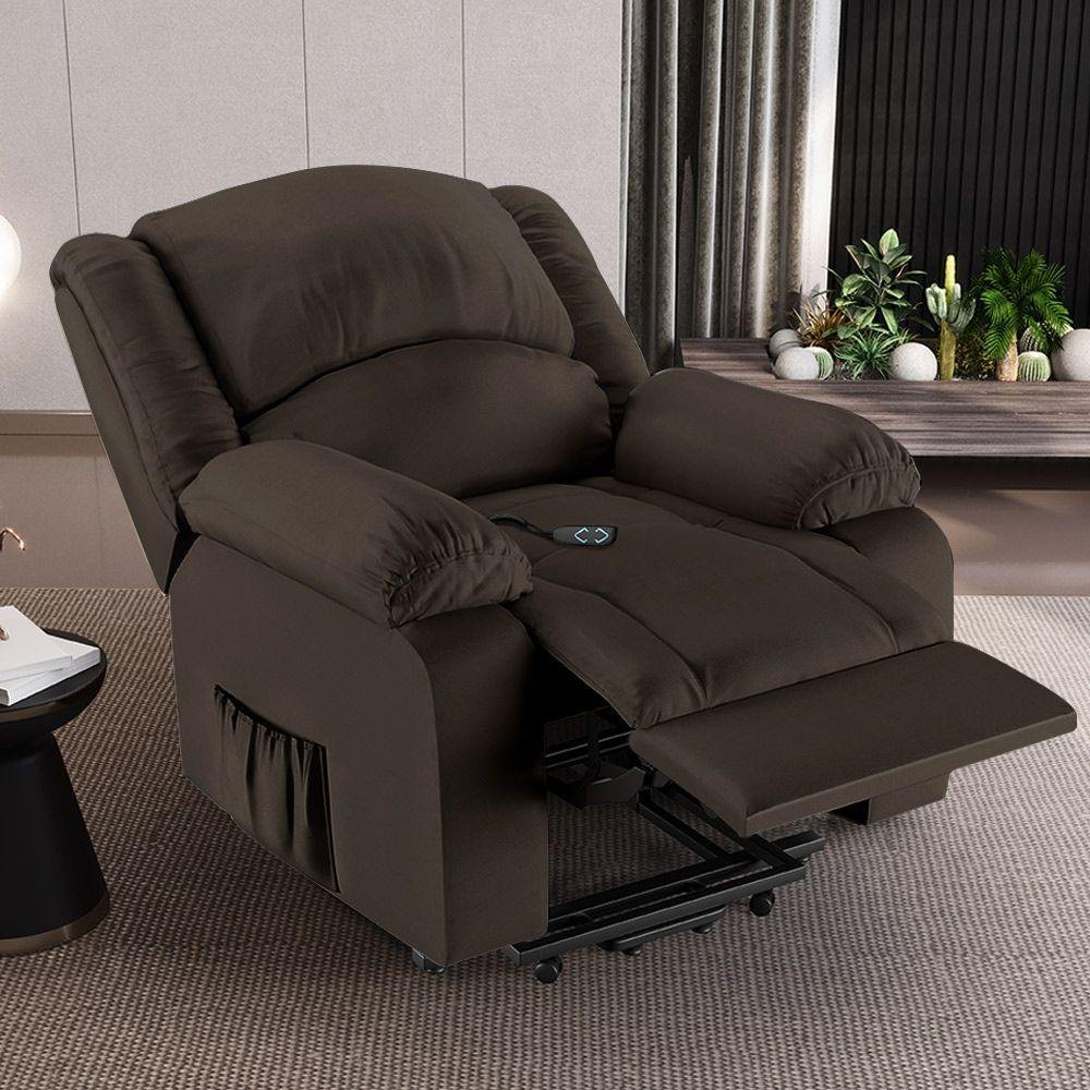 Poltrona do Papai Reclinável Sala de Cinema Madrid Elevação Lift ...