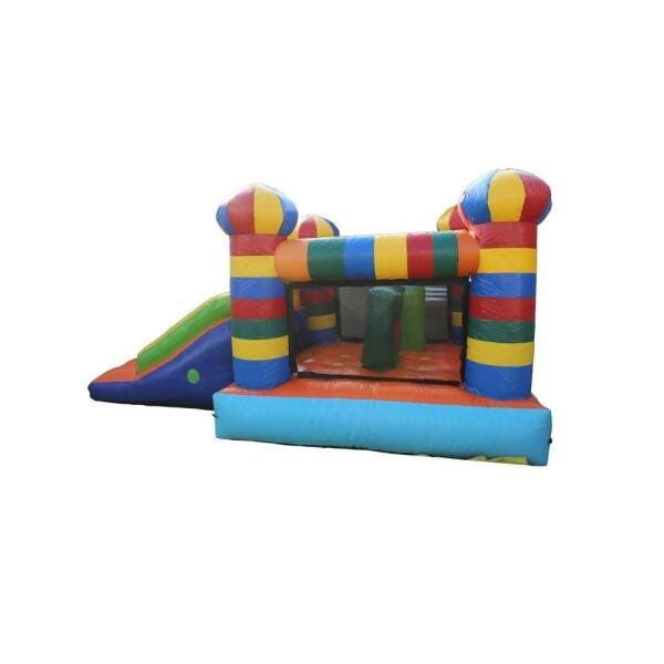 Castelinho Inflável Escorregador 5,00x2,50x2,50 + Motor | MadeiraMadeira