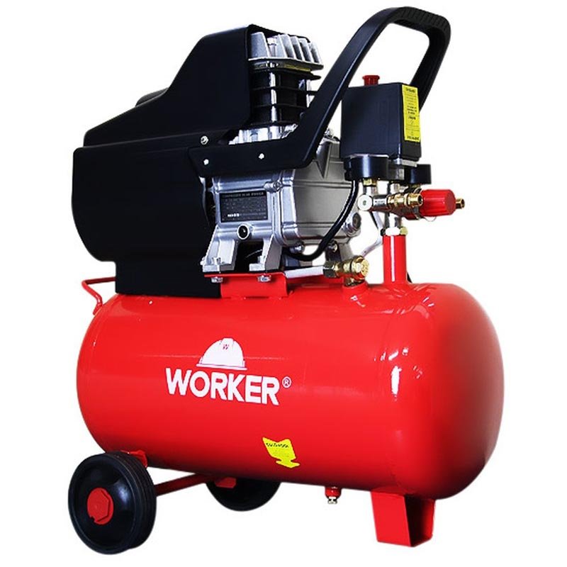 Compressor Ar 2 HP 24 LTS 8 Bar Worker 220V | MadeiraMadeira
