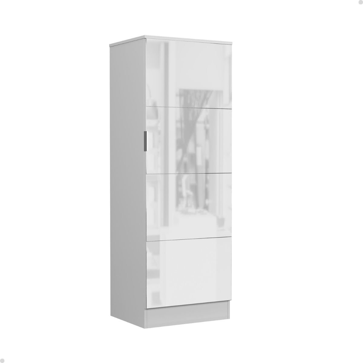 Sapateira de Madeira com Espelho - Branco - Mod.1223 | MadeiraMadeira