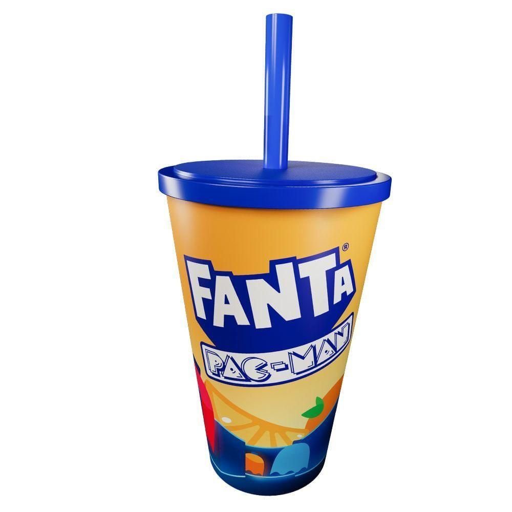 Copo Fanta Pacman 550ml Cinemark | MadeiraMadeira