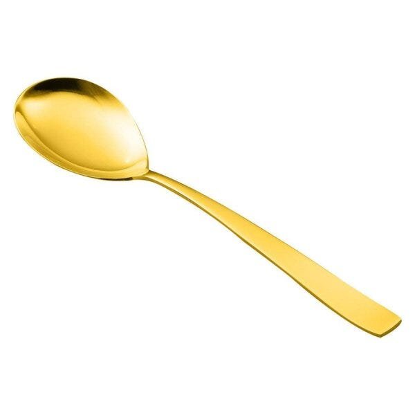 Colher para Salada de Pvd Dourado Pisa Rojemac | MadeiraMadeira