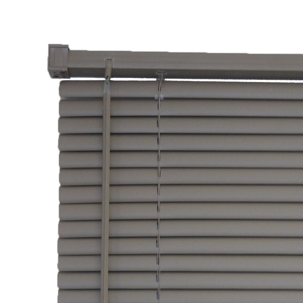 Persiana Horizontal PVC 25mm BLOCK LUXO 120larg x 220alt Café - Quarto ...