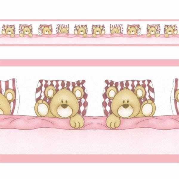 Faixa Decorativa Infantil Border Papel Parede Ursinhos:Mod 4 ...
