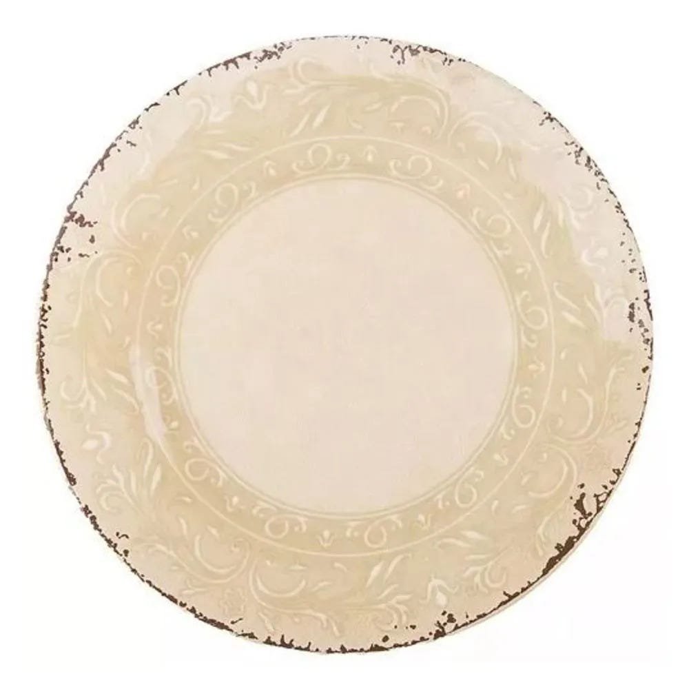 Prato De Bolo Linha Antique Mimo Style | MadeiraMadeira