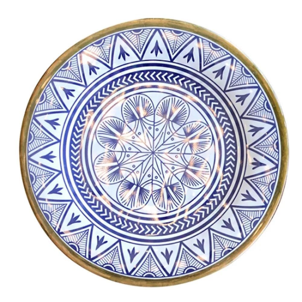 MIMO STYLE- Prato De Bolo Linha Mandala Melamina 41CM- ML41N ...