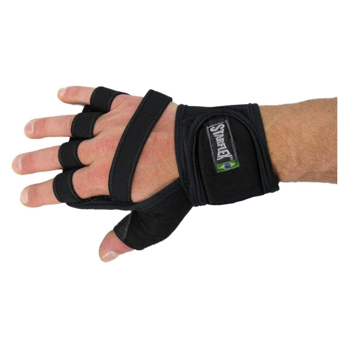 Luva Academia Munhequeira com Polegar Staflex | MadeiraMadeira